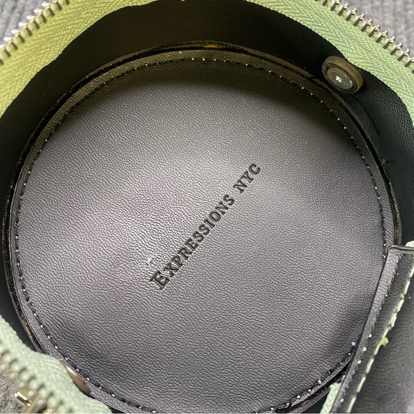 Expressions Nyc | Bags | Expressions Nyc Vegan Leather Barrel Bag ...